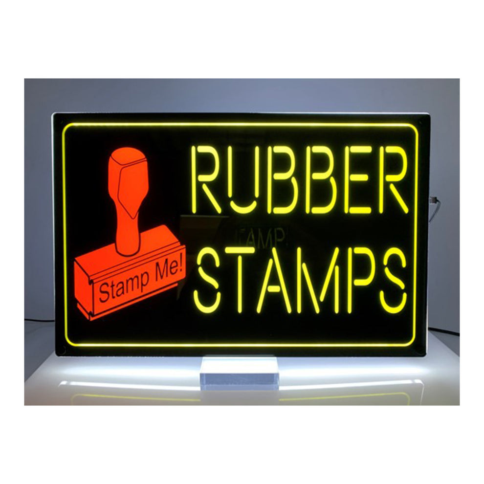 Neo-Neon LED Electric Sign – Rubber Stamp Materials