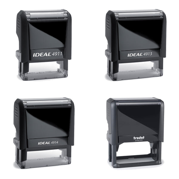 IDEAL Self-Inking Stamps, Assortment Packs – Rubber Stamp Materials