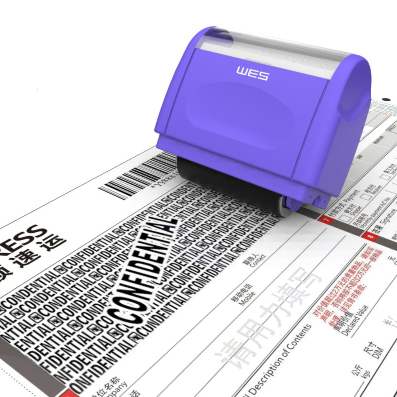 Identity Shield Stamp – Rubber Stamp Materials