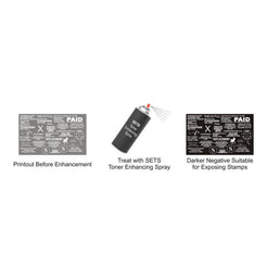 SETS Spray Enhanced Toner System – Rubber Stamp Materials